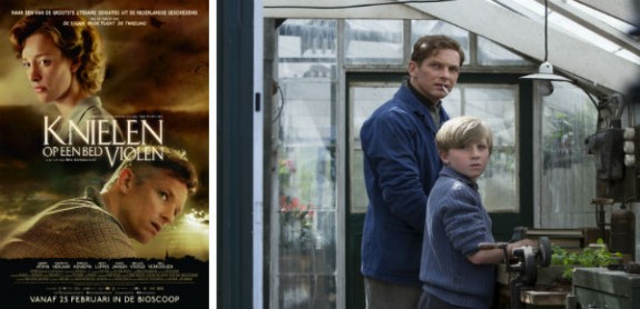 Knielen op een bed violen - Zin.nl